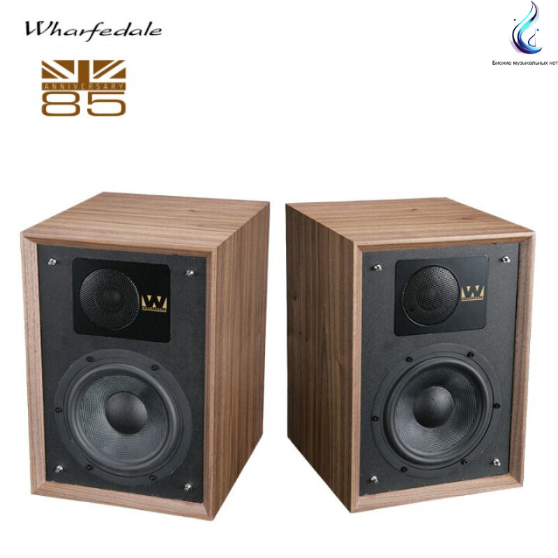 Полочные колонки Wharfedale Denton, выпуск 85-й годовщины Wood, пара пассивных колонок HIFI грецкий орех
