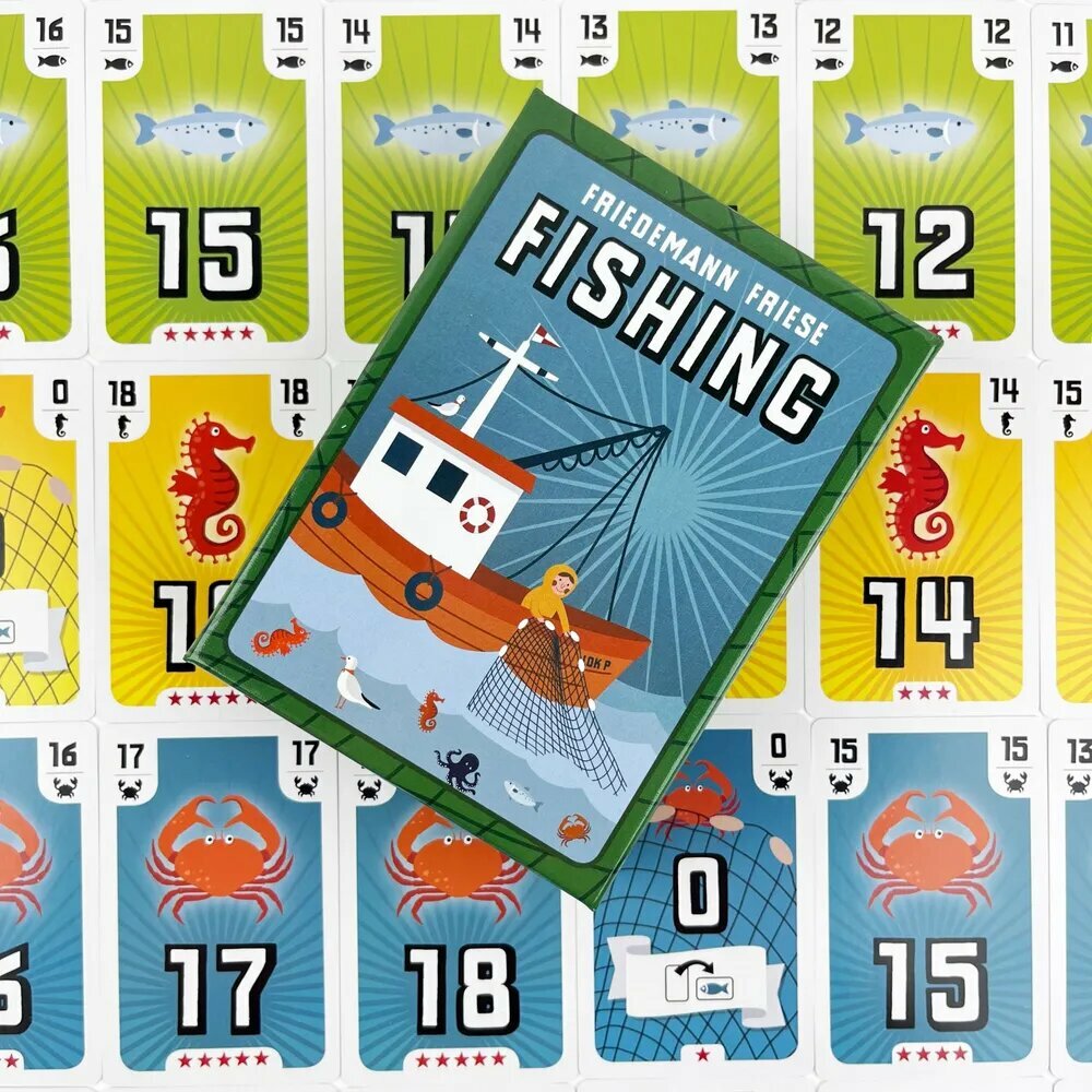 Fishing Настольная игра "Рыбалка" - Развлечение для семейного праздника, Карточный набор, Игра для вечеринки
