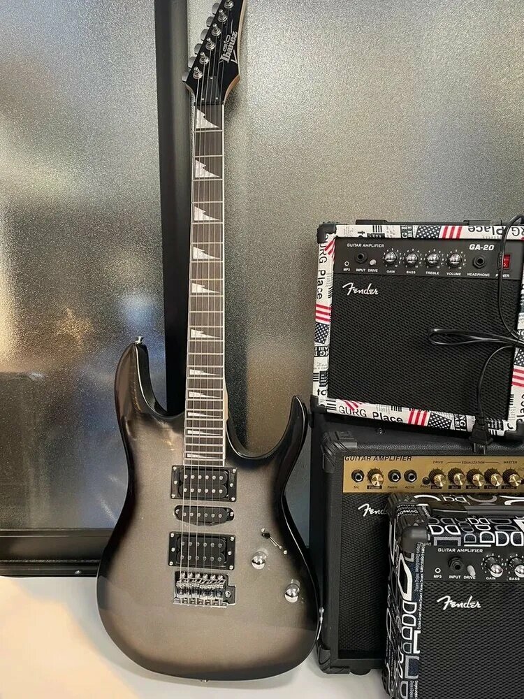 YanDou Электрогитара Ibanez GRG170DX 11-струнная, корпус Тополь