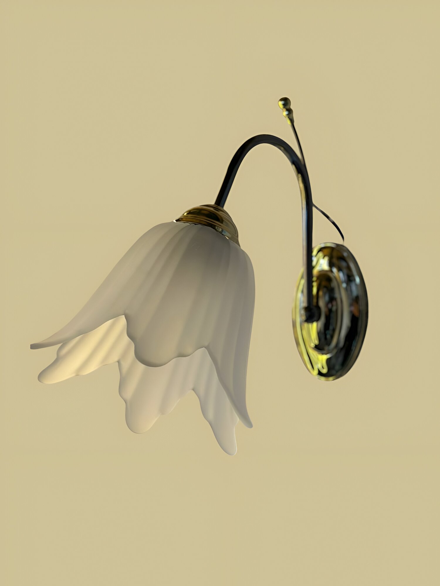 Светильник настенный бра классическое винтаж цветок СССР