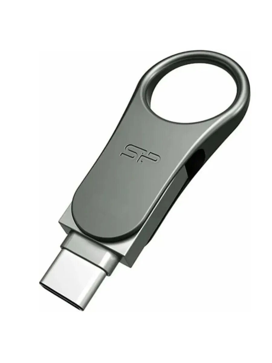 64 ГБ Mobile C80 SP064GBUC3C80V1S серый USB 3.2 Gen 2 C
