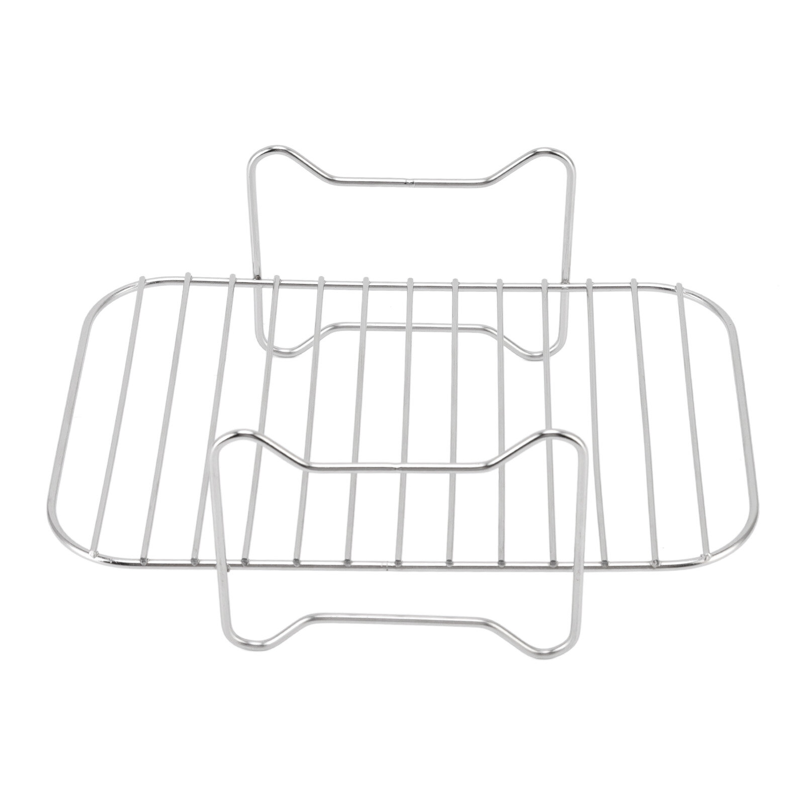 Стойка для фритюрницы из нержавеющей стали, аксессуары для фритюрницы, универсальный держатель для гриля, инструменты для барбекю на открытом воздухе