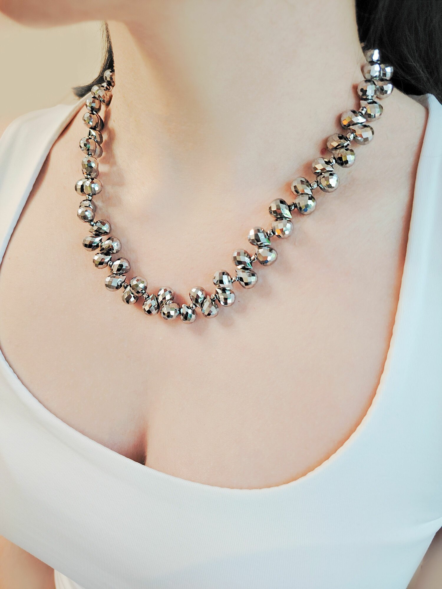 Бусы, хрусталь, стекло