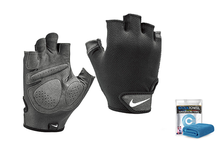 Фитнес перчатки мужские Nike NLGC5057/AC4230-057 черные, S EU