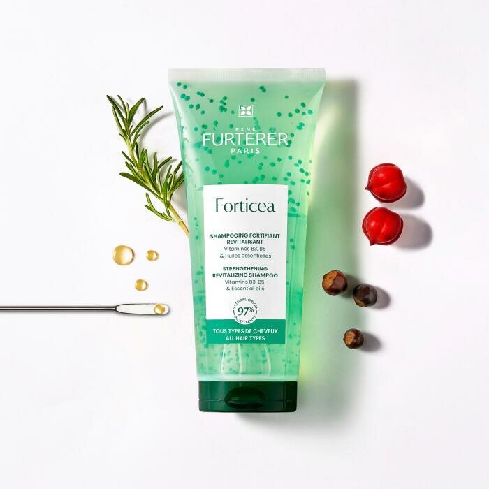 RENE FURTERER FORTICEA Strengthening Vitality Shampoo Укрепляющий и восстанавливающий шампунь с эфирными маслами 200 мл