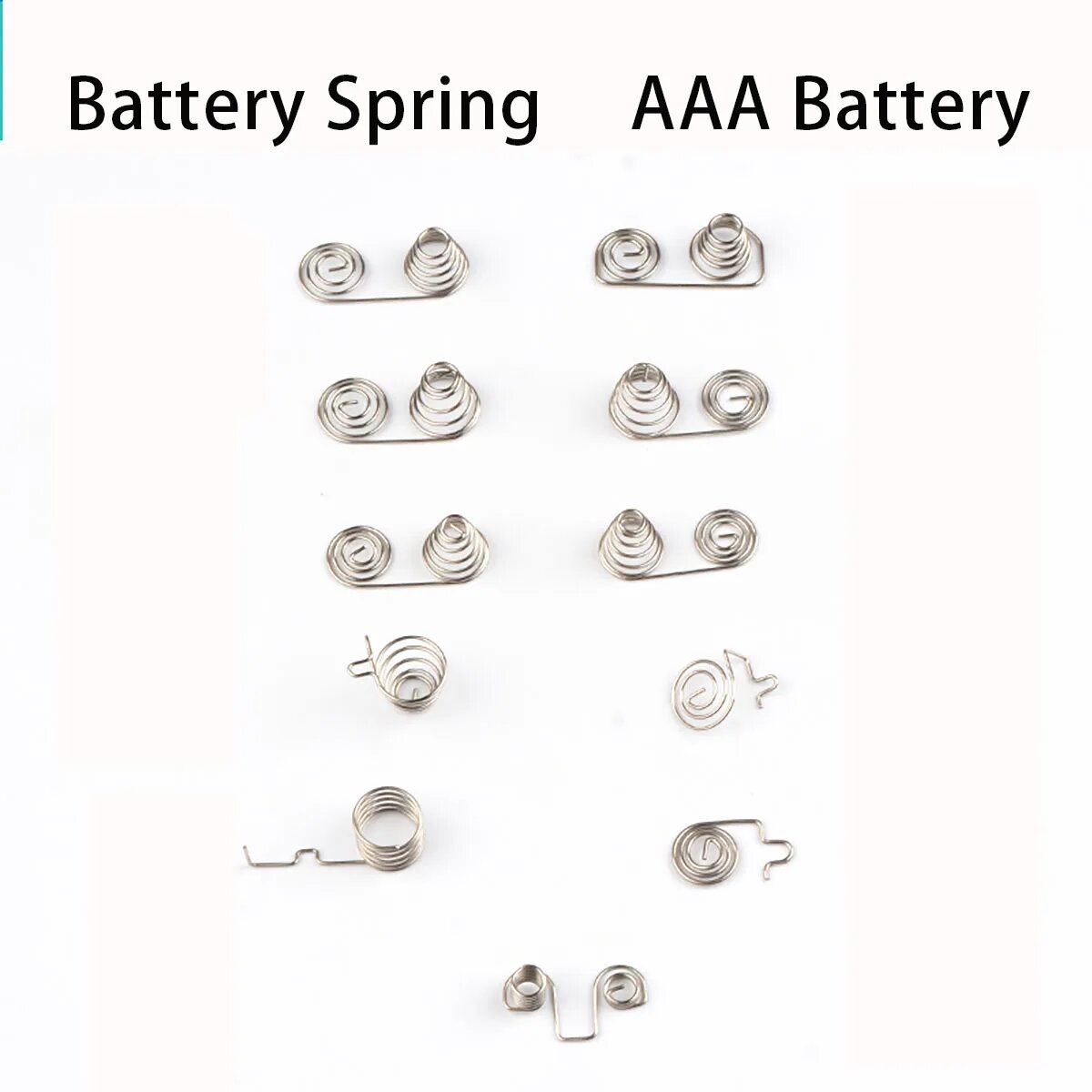 Пружина для батареек AAA AA, 0.6x22mm(NP)