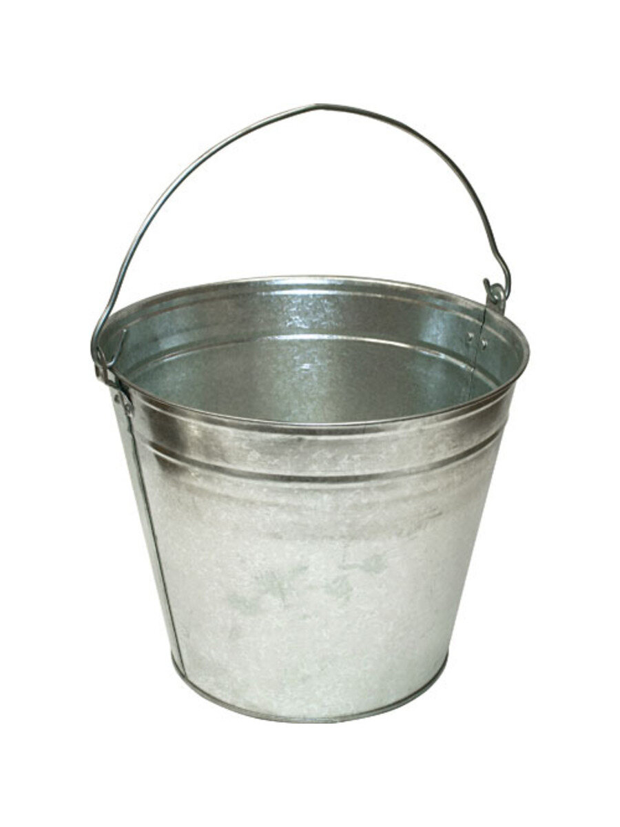 Ведро оцинкованное Суши Веник, 15 л, для бани и сауны, для хранения воды
