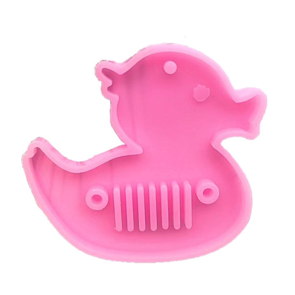 Глянцевая силиконовая смола плесень маленькая утка в форме формы для формы для подвески