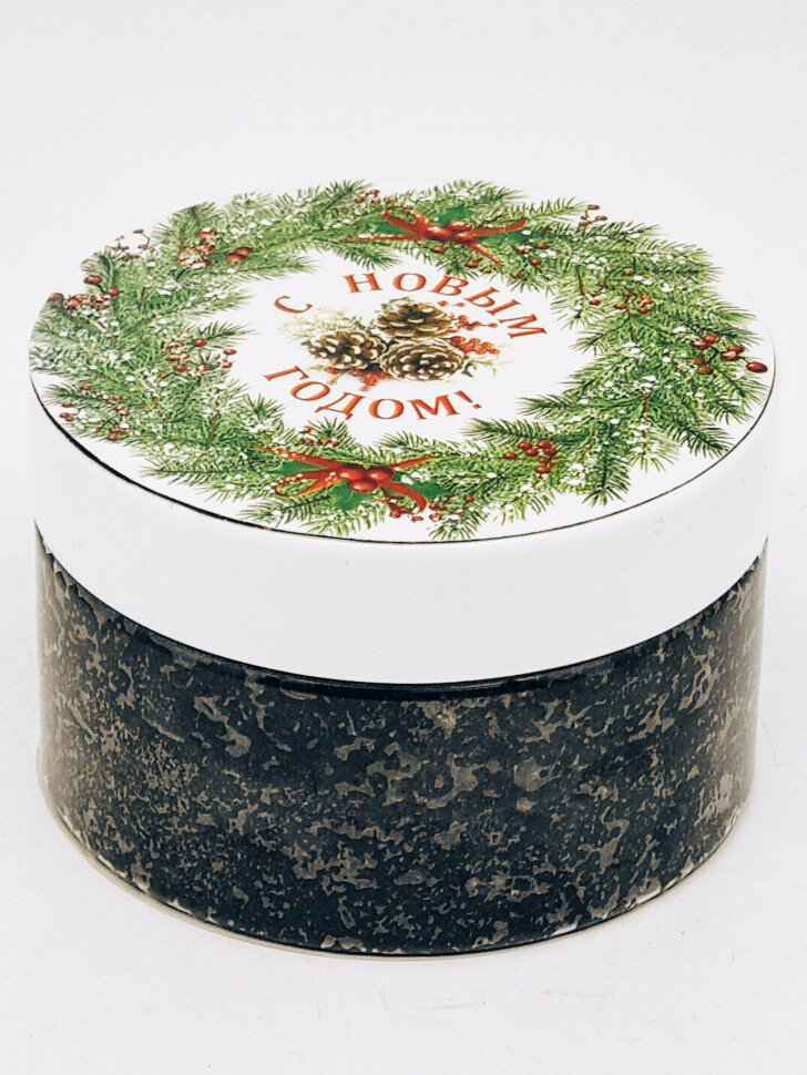 Скраб соляной натуральный Золотая Мацеста "Кофейный" 300гр с новым годом