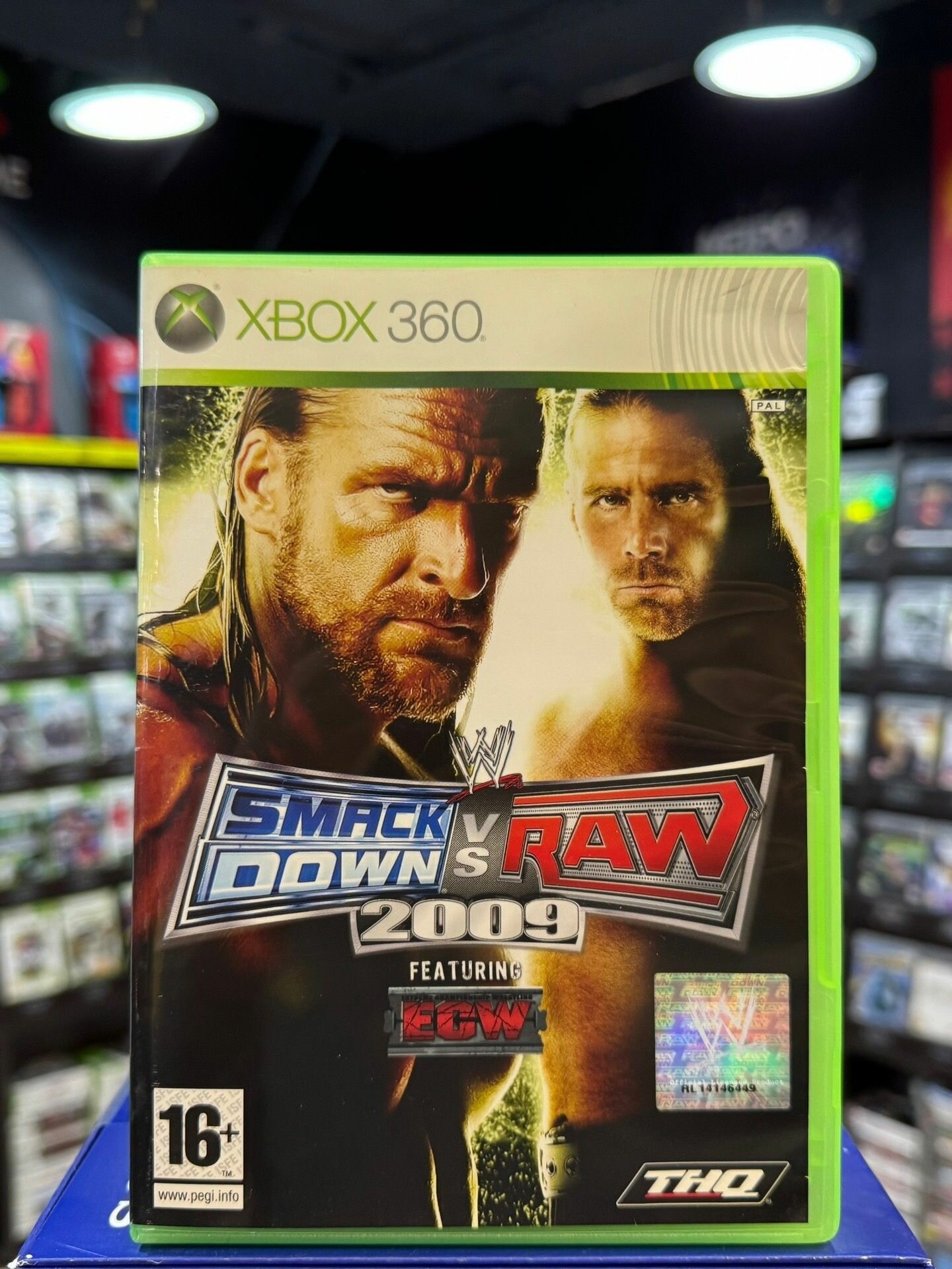 Игра WWE SmackDown! vs. RAW 2009 (Xbox 360) (Box)