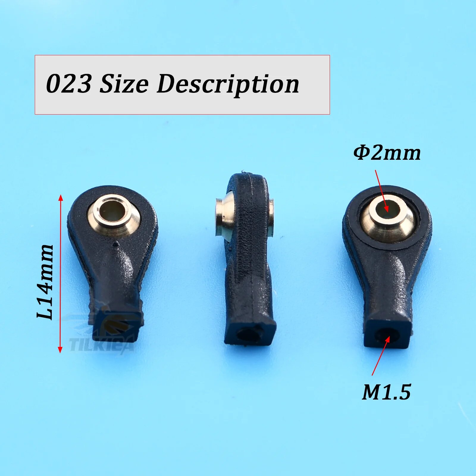 Шаровые головки TILKIEA 10шт, M1.5, Цвет: 023