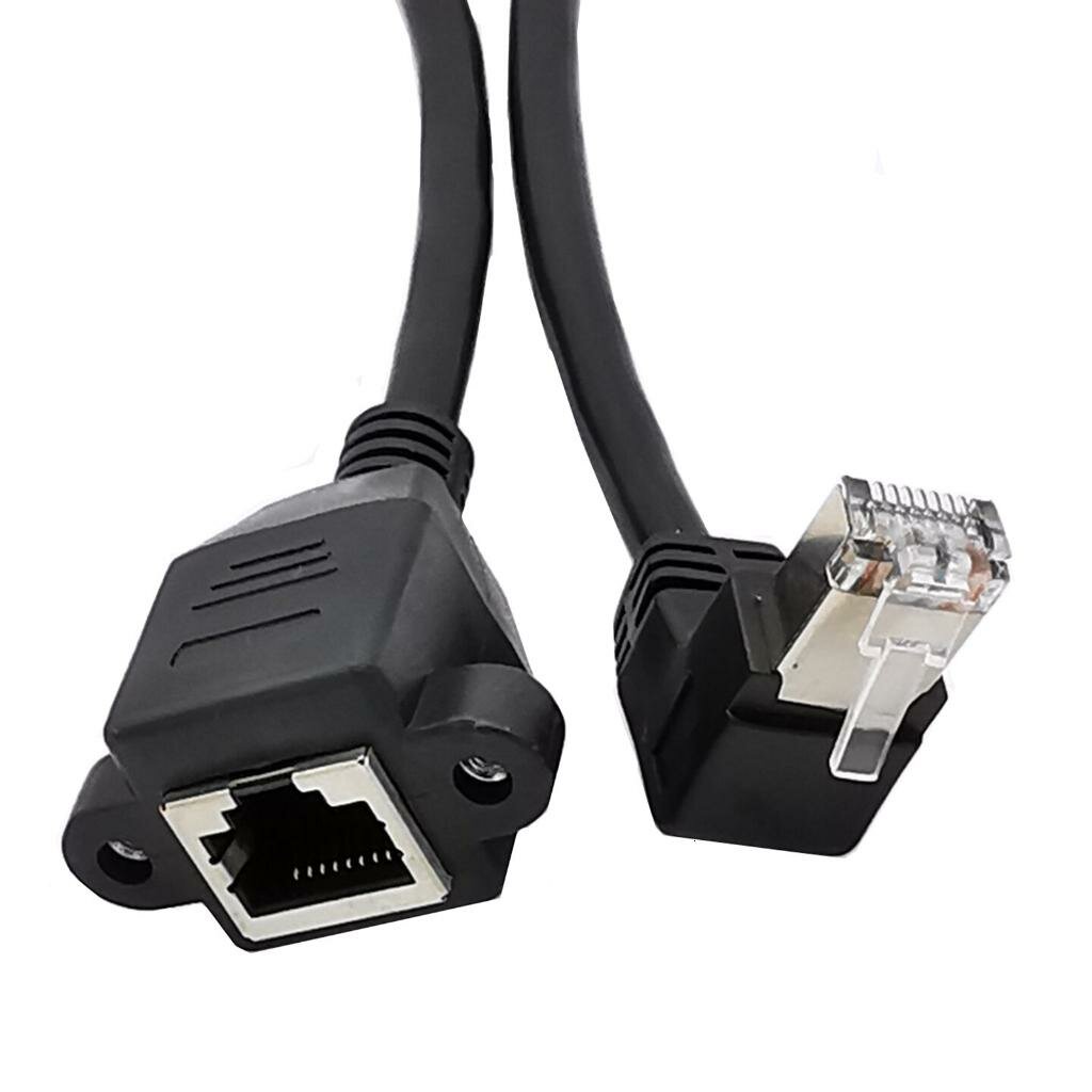 Угловой кабель Ethernet 90°, 30 см, Наклоняйся вверх