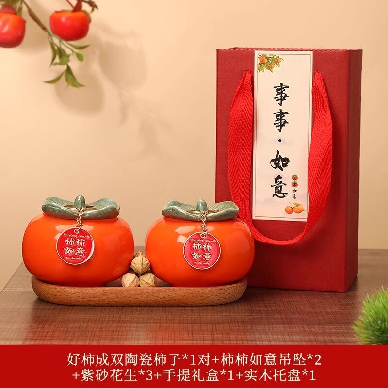 Декор для новоселья, керамическое украшение в виде хурмы, новое жилье, гостиная, винный шкаф, подарки для переезда