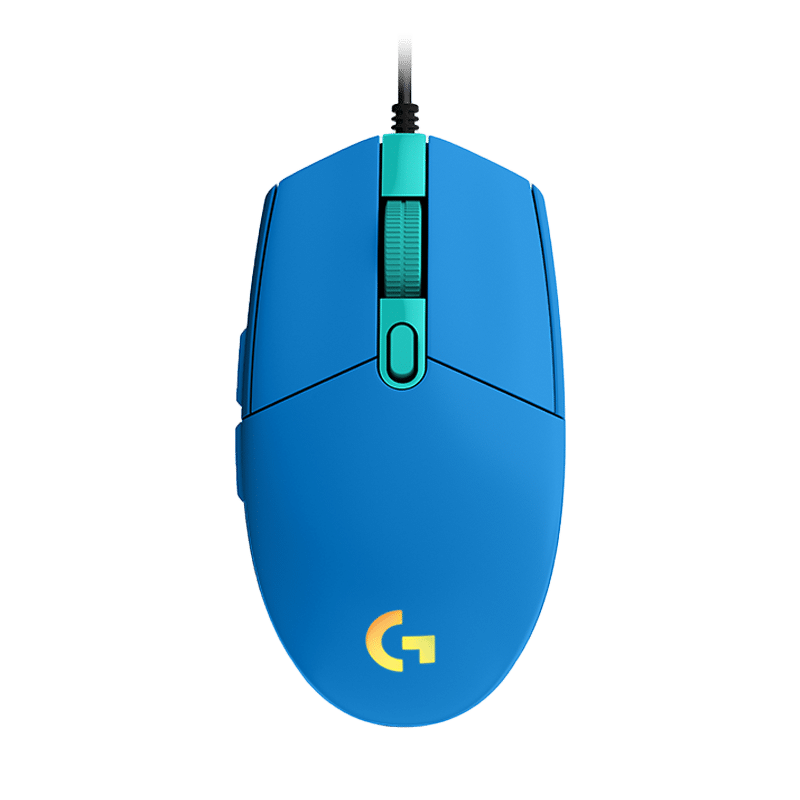 Игровая мышь Logitech G102 второго поколения, проводная, с аксессуарами, противоскользящими наклейками, динамической