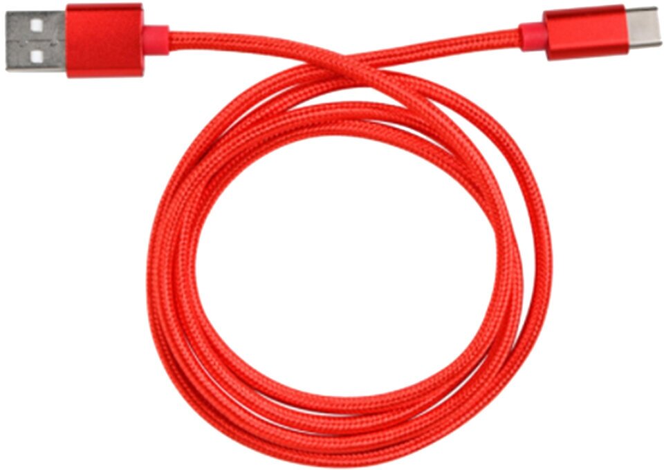 Кабель Energy ET-26, USB - Lightning, 1 м, красный