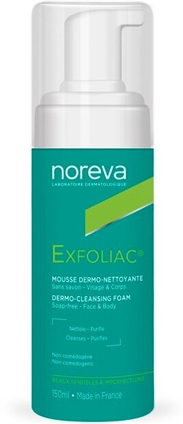 Noreva Exfoliac эксфолиак Очищающая пенка для лица флакон с помп 150 мл