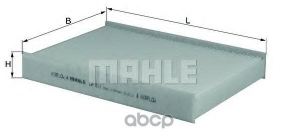 Фильтр салонный Mahle/Knecht арт. LA811