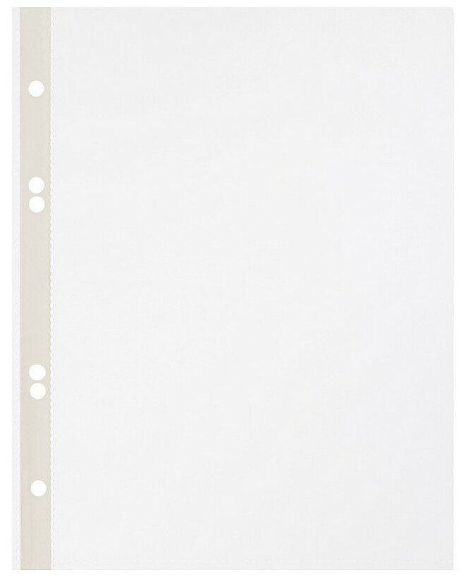 Файл-вкладыш Attache А5 30 мкм прозрачный гладкий 100 штук в уп 73603