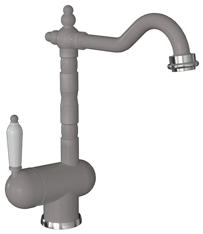 Смеситель Florentina Ода для кухни грей