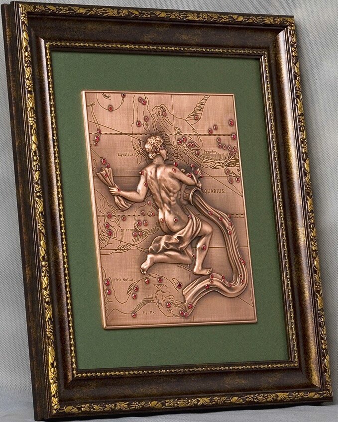 Эксклюзивный подарок, "Знак зодиака" - Водолей