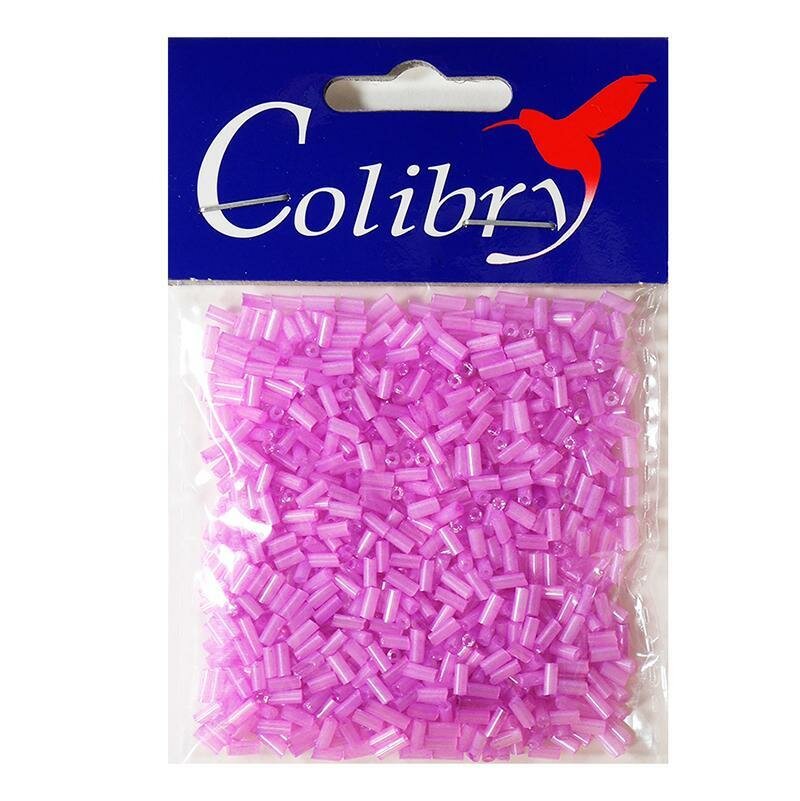 Бисер стеклярус Colibry 20 г, 2 шт, (120S)