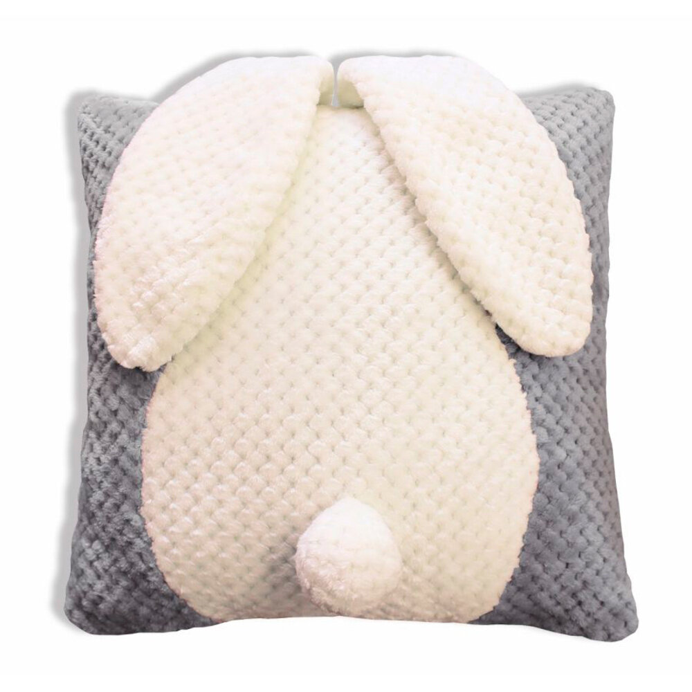 Мягкая декоративная подушка игрушка Заяц 40см для интерьера, Гранд Стиль