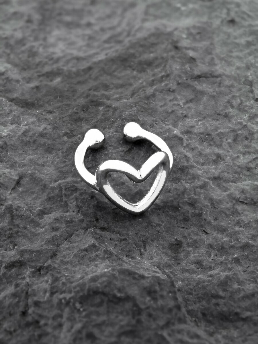 Моносерьга, серебро, 925 проба