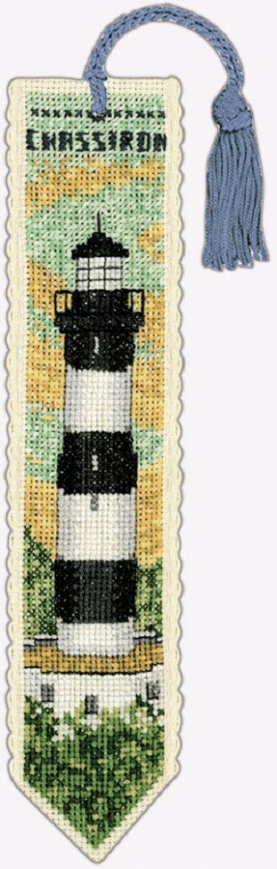 Набор для вышивания Le Bonheur des Dames #4546 Закладка "Marque Page Chassiron (Шассирон)", Счетный крест, 5 х 20 см