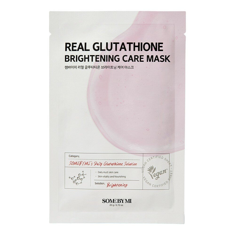 SOME BY MI Маска для лица REAL с глутатионом (для сияния кожи) 20 г