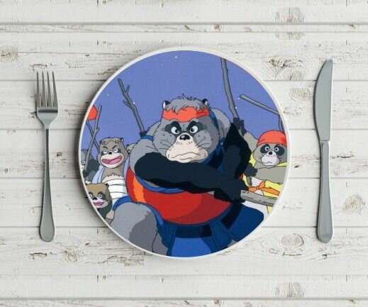 Тарелка Помпоко: Война тануки в период Хейсей, Heisei-era Raccoon Dog War Ponpoko №4
