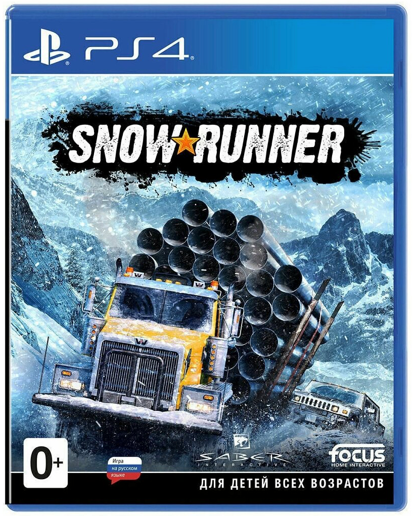 Игра Snowrunner для PS4 (диск, русские субтитры)