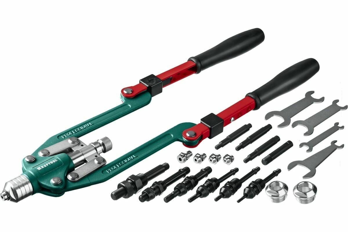 Заклепочник Kraftool Combo3-M12 комбинированный складной в кейсе