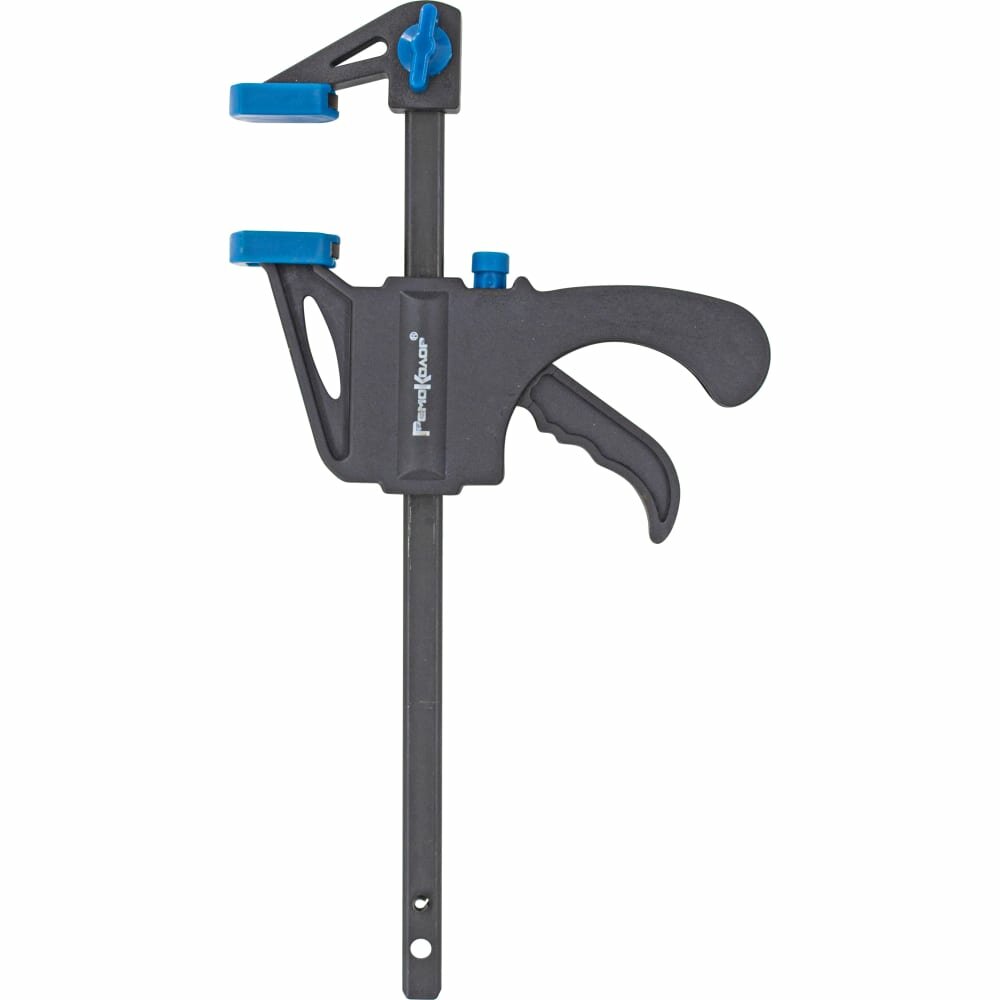 Быстрозажимная струбцина РемоКолор с фиксатором, 100 мм 44-1-310, используется