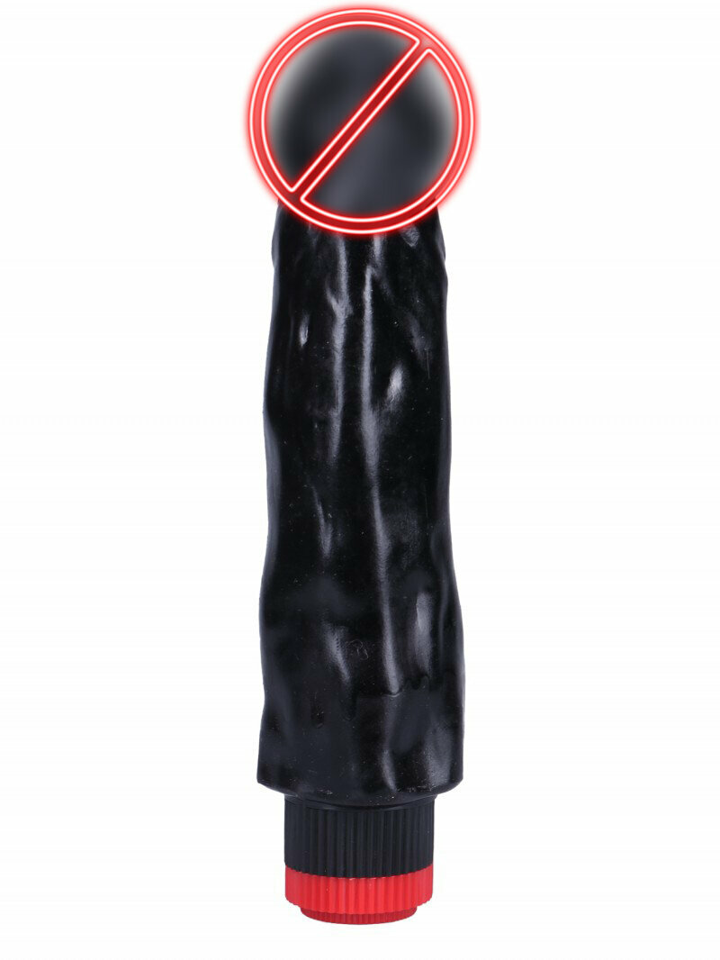 Вибратор реалистик, чёрный, №27 резиновый член, дилдо, фаллос, страпон, товары для взрослых, 18+, секс игрушка, вибростимулятор, фаллоимитатор