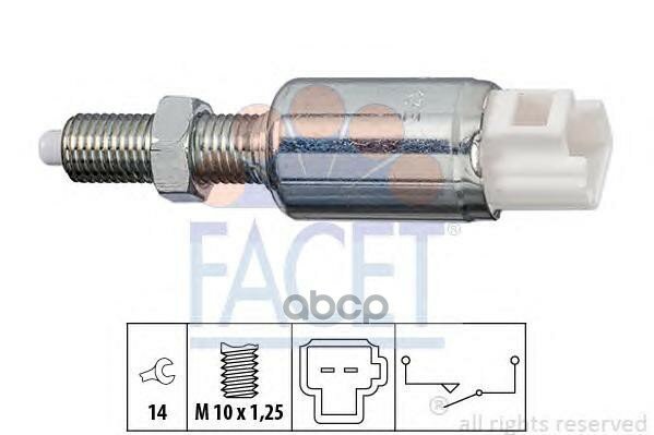 Датчик стоп-сигнала TOYOTA RAV 4 IV 2.5 (ASA42) 12/12-11/18 Facet арт. 71259