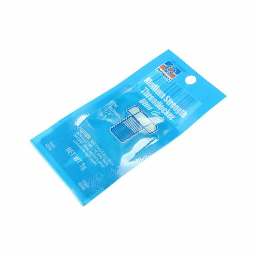 Фиксатор резьбы средней фиксации синий (6-20мм -54С/+150С) 1мл Loctite PERMATEX