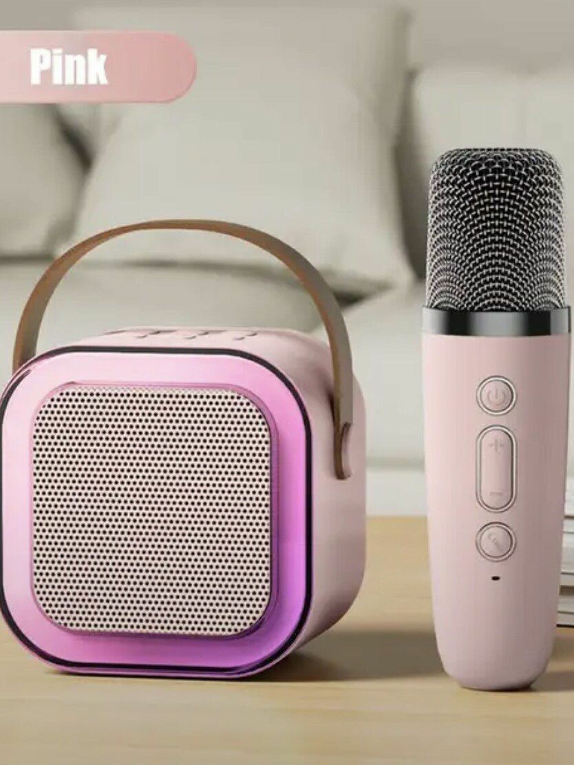 Bluetooth динамик с 2 микрофонами, портативная колонка