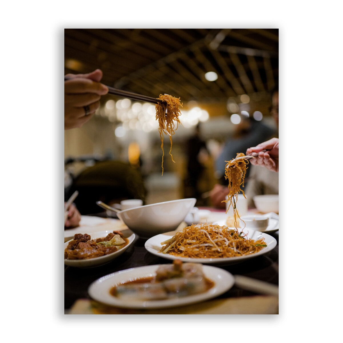 Постер, плакат на бумаге / Китайская кухня / Размер 40 x 53 см