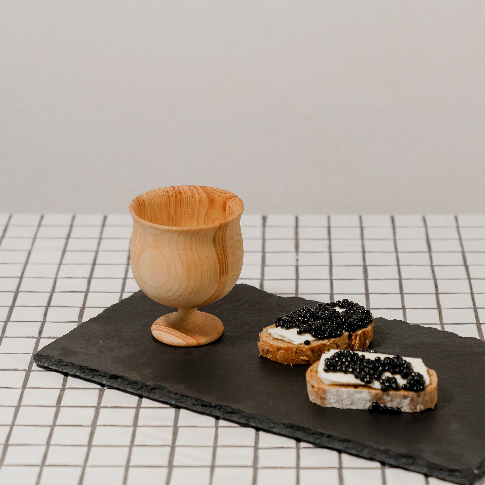 Деревянный бокал для вина 100 мл