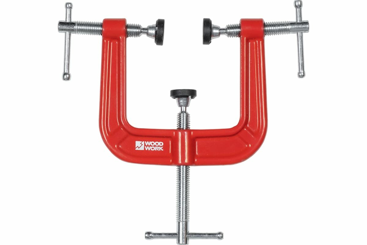 WOODWORK Струбцина трехсторонняя 63,5 мм. усилие прижима 150 кг. 4631169267278 EGC-6363