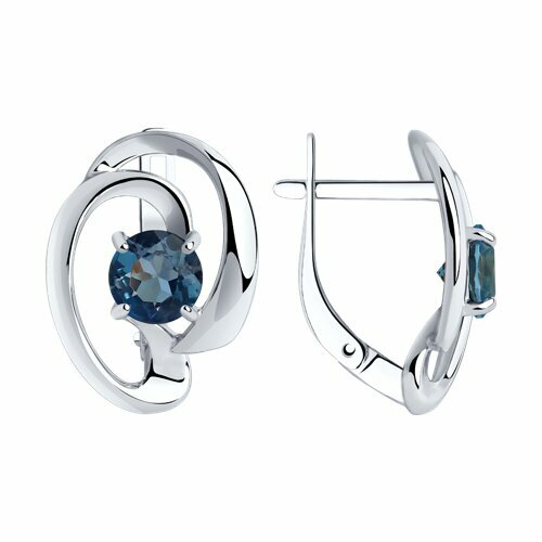 Серьги, серебро, 925 проба