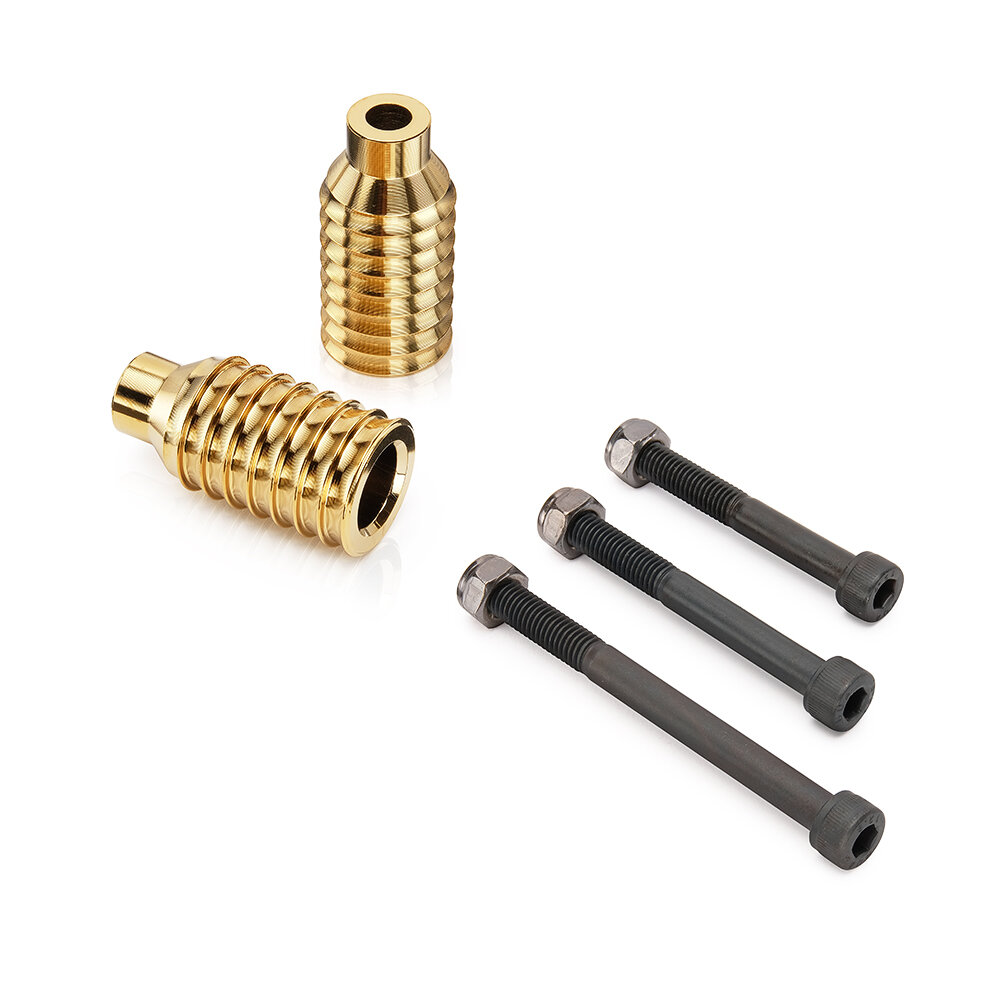 Пеги для трюкового самоката Hipe "H01", алюминий, 2шт - Gold Matt