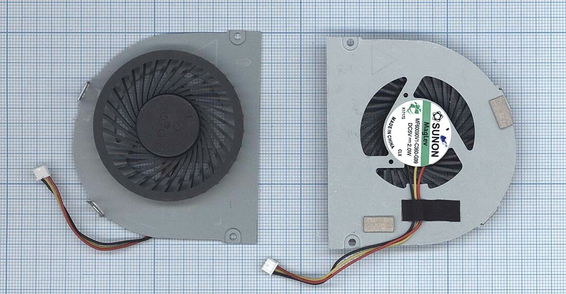 Вентилятор (кулер) для LG Xnote P530-K (3-pin)