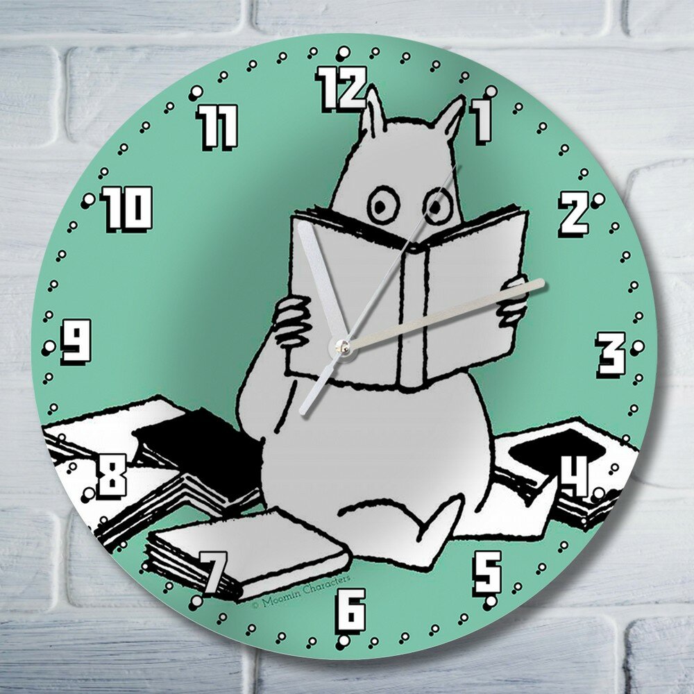 Настенные часы УФ "moomin (муми тролли, Мама, Снусмумрик, Титиу, Мора, Туве Янсон Детям, детский сыну дочки) - 9096"