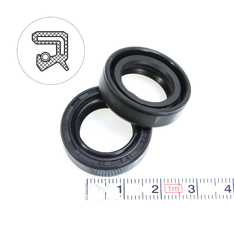 Манжета армированная (Сальник) 16х25х7 (тип 2 / TC) 70NBR (упаковка 10 шт.)