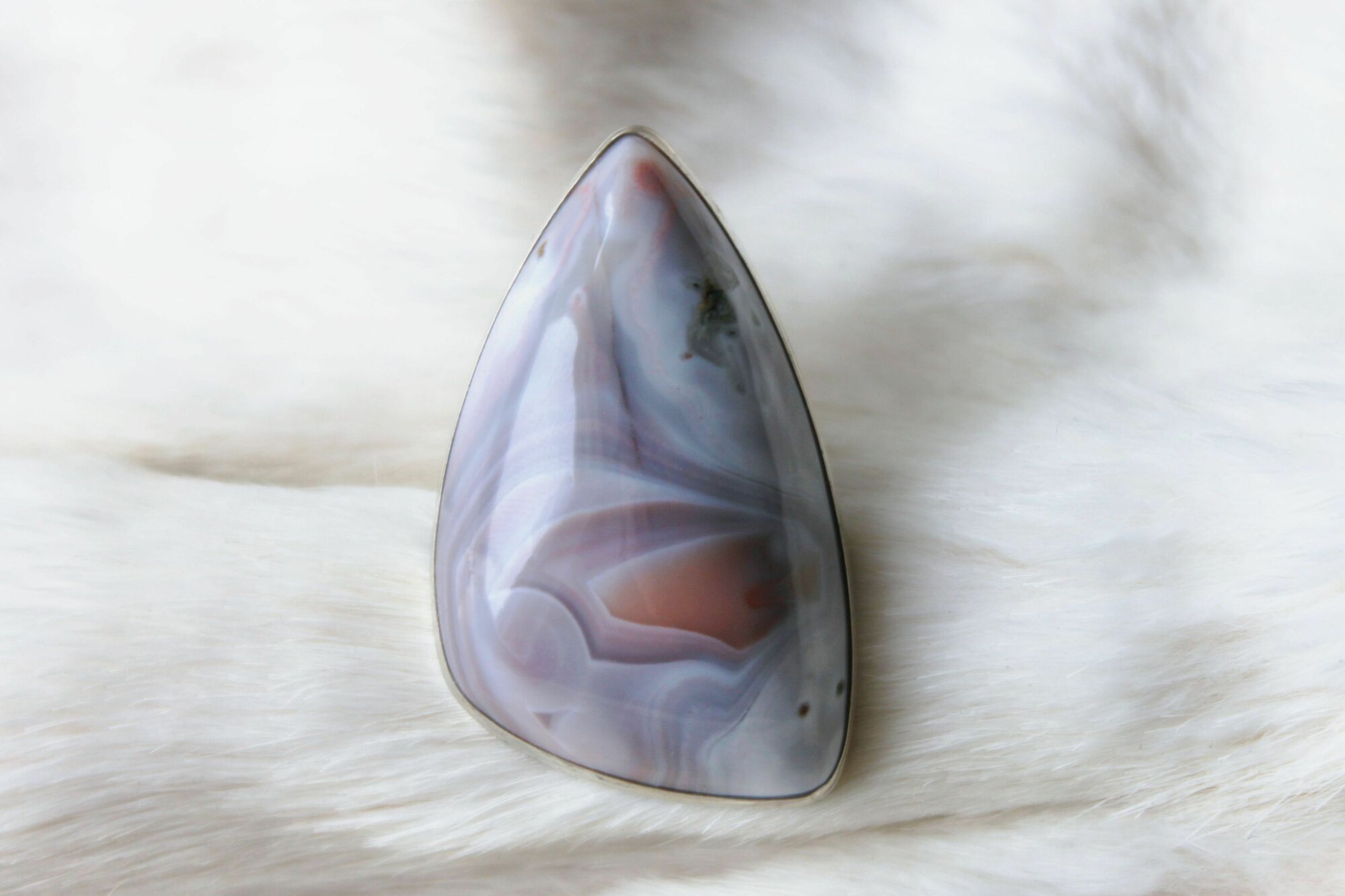 Кольцо, агат