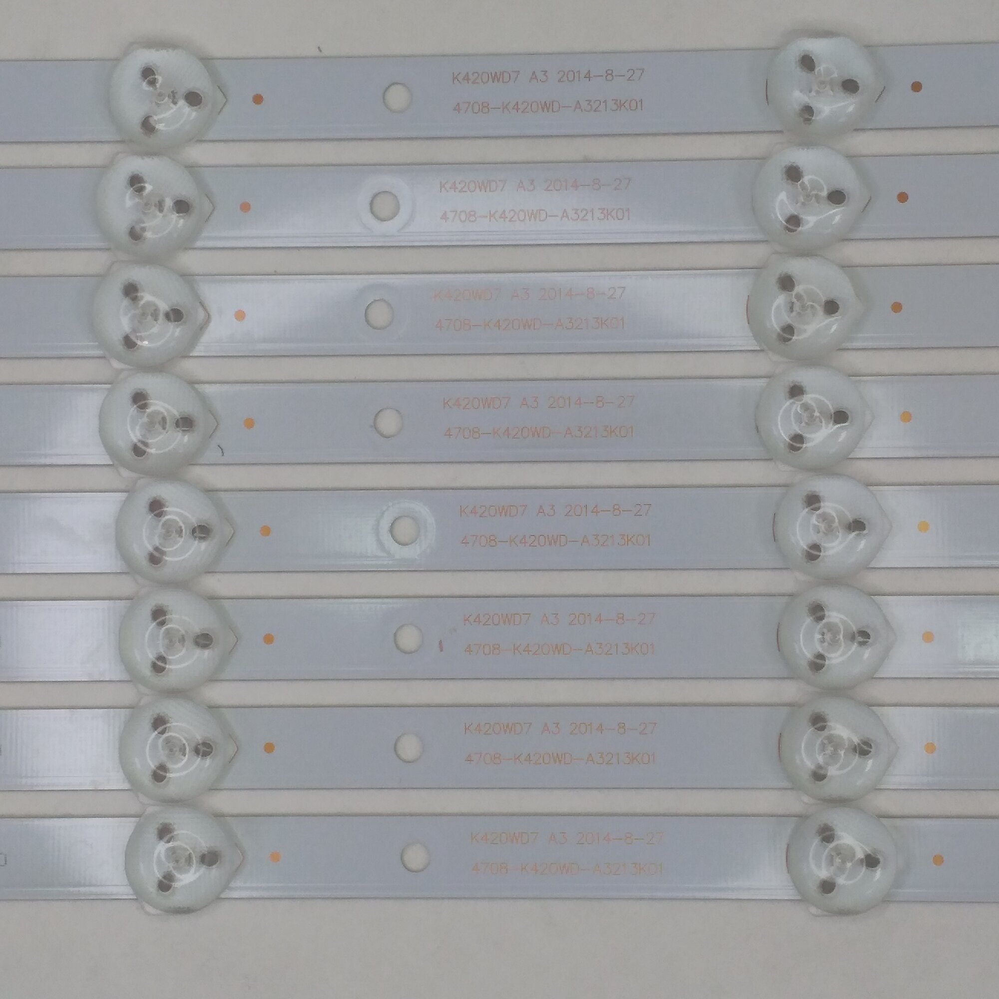 Подсветка (K420WD7 A3) (Комплект 8 шт.) для DAEWOO L43R630VKE Б/У с разбора