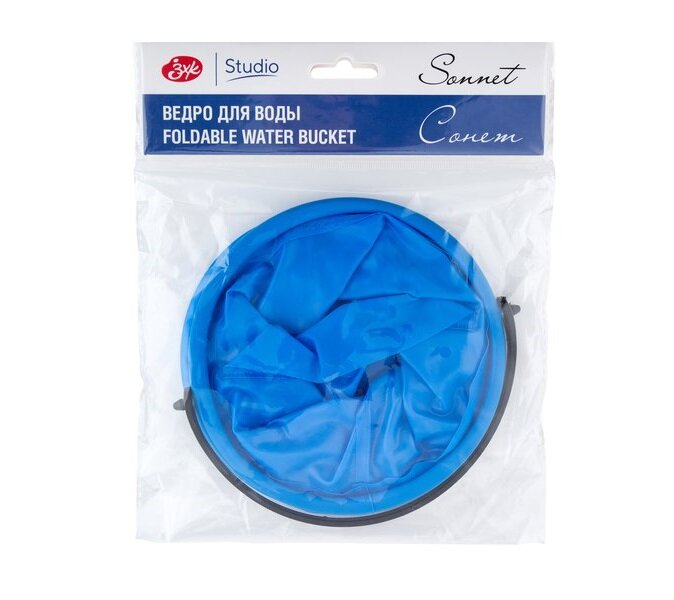 Невская Палитра Ведро для воды "Сонет", складное, ткань, диаметр 14 см, высота 12 см