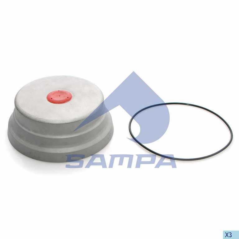 Крышка SAF ступицы с АБС, 075.054, SAMPA