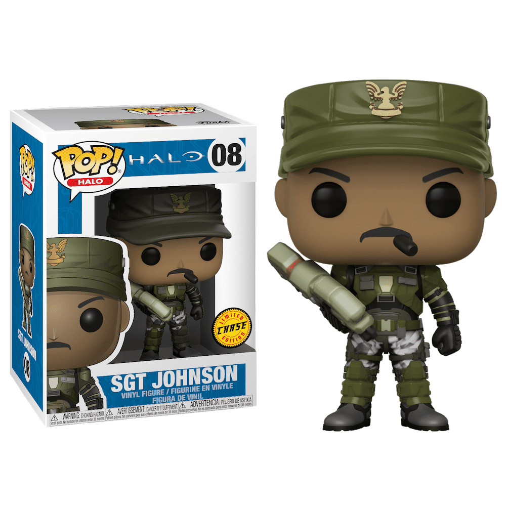 Фигурка Funko Pop! Games: Halo: Sgt. Johnson Limited Edition (Фанко Игры: Хейло - Сержант Джонсон Лимитированная серия)